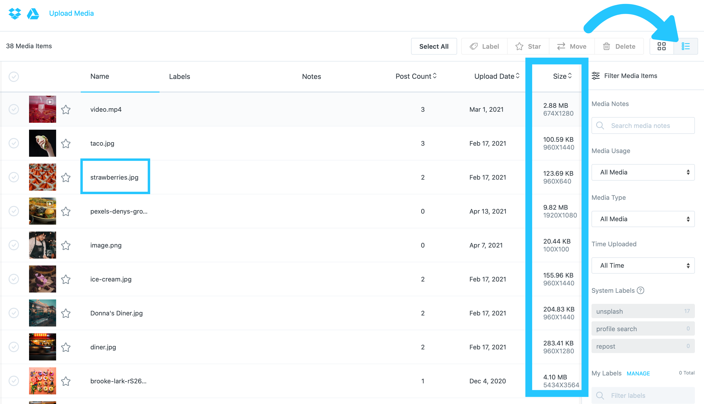 Uploading Media & Format Requirements – Later Help Center